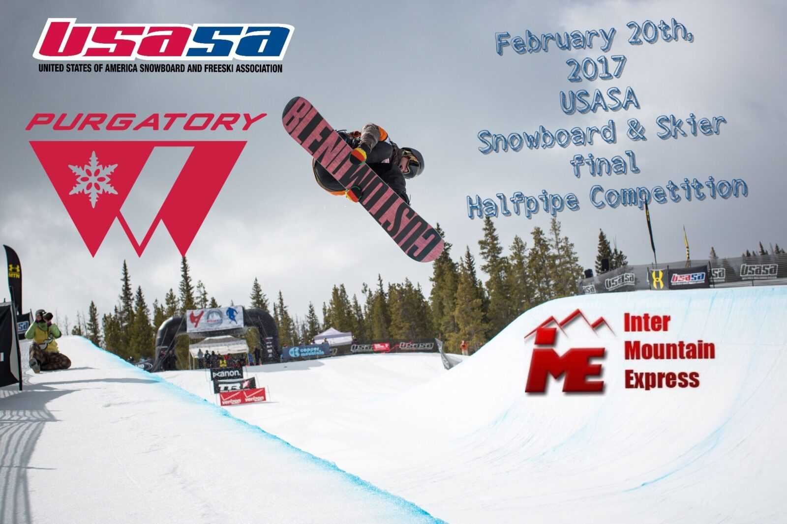 Snowboard & Skier final Halfpipe Competition